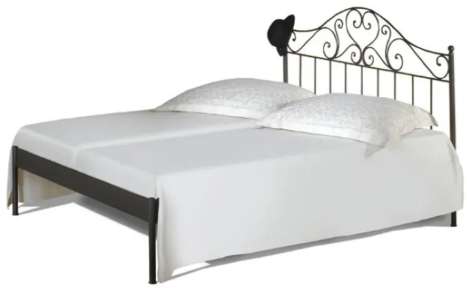 Iron Art MALAGA kanape - kovaná postel Barva kovu: příplatková - vyberte dle popisu níže, pro rozměr matrace: 180 x 200 cm