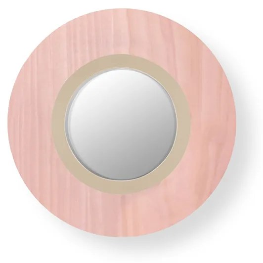 Nástěnné kruhové svítidlo ze dřeva Lens Circular Wall  Nástěnné kruhové svítidlo ze dřeva Lens Circular Wall Barva svítidla: Matná bílá, Dekor: Bledě…