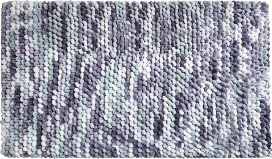 LineaDue PUNTO - Koupelnová předložka světle šedá Rozměr: 50x60 cm