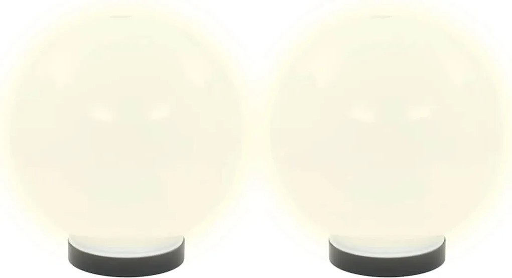 Kulovité LED lampy 4 ks koule 20 cm PMMA 277141