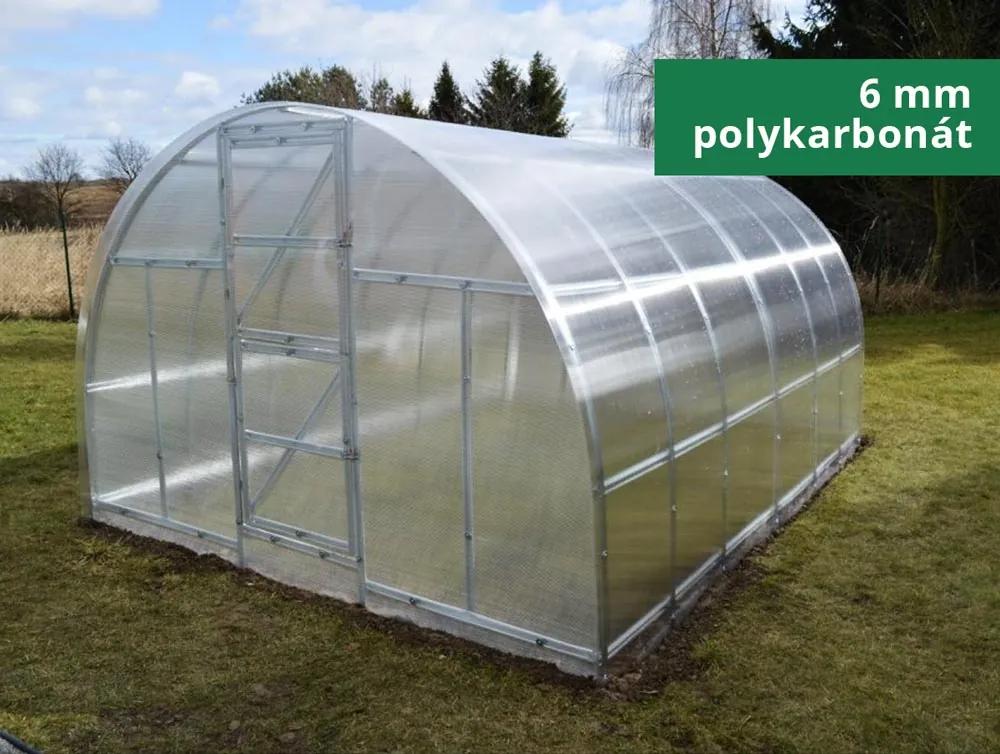 Zahradní skleník Lanitplast KYKLOP 3 x 6 m, 6 mm