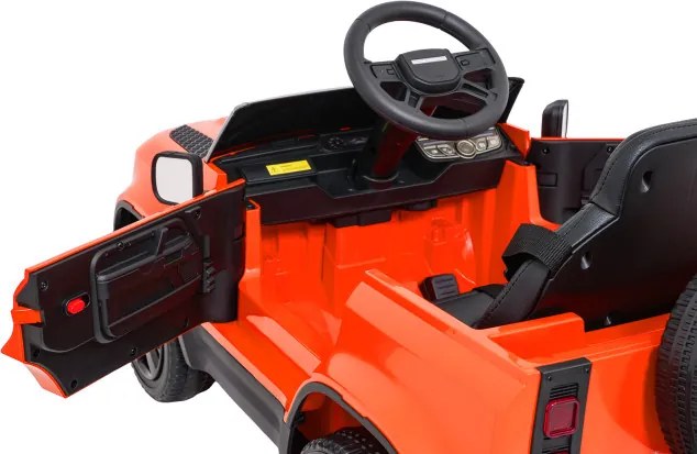 Elektrické autíčko Land Rover Defender oranžové