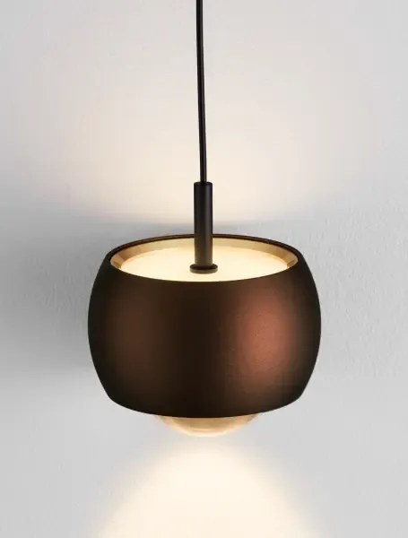 LED kávový designový lustr Conga