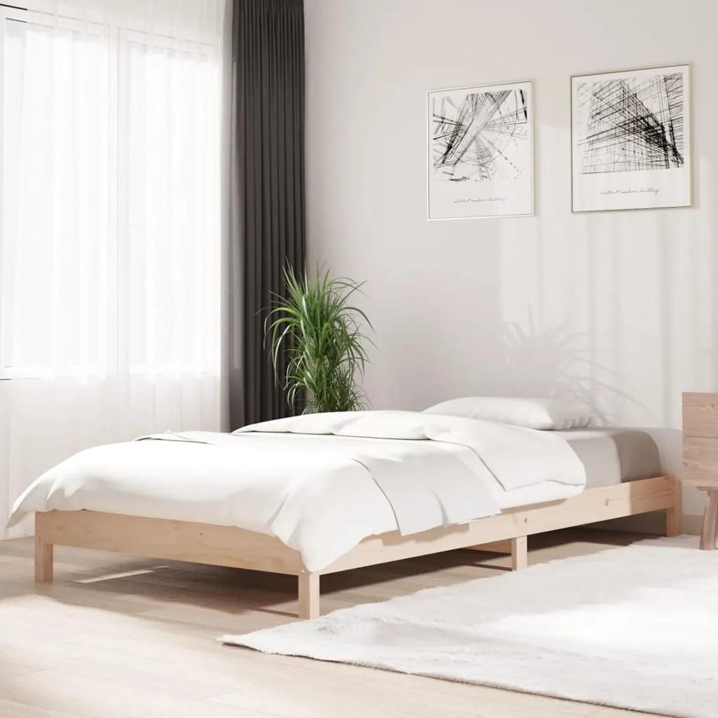 820397 vidaXL Stohovatelná postel 80 x 200 cm masivní borovice