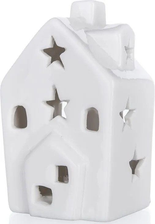 Svítící LED domeček HVĚZDIČKY, bílé světlo