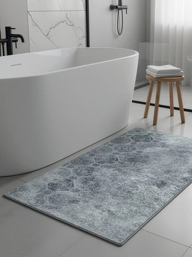 Koberec Lotus7, 160x220 cm, stříbrný