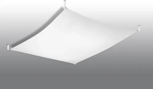 Stropní svítidlo SOLLUX Luna 3 G13 6x9W bez zdroje tkanina bílá SL.0739