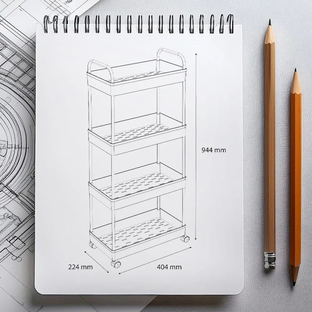 AWD Koupelnový regál AWD02041976