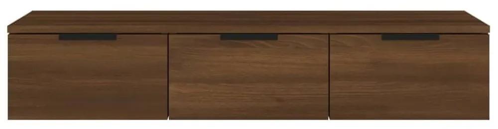 Petromila Nástěnná skříňka hnědý dub 102 x 30 x 20 cm kompozitní dřevo