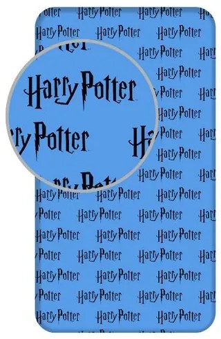 Jerry Fabrics Dětské bavlněné prostěradlo Harry Potter HP111, 90 x 200 cm