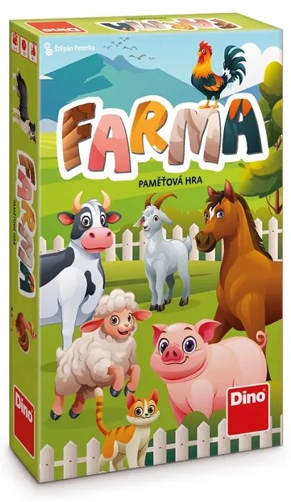 Dino Dětská cestovní hra Farma