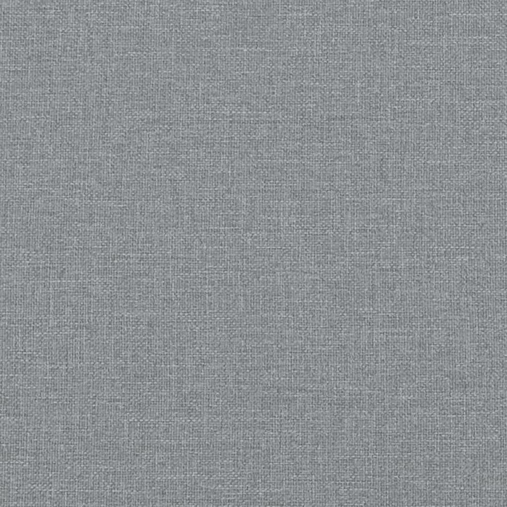 vidaXL 2místná rozkládací pohovka s podnožkou textil [3216240] Barva: Tmavě šedá