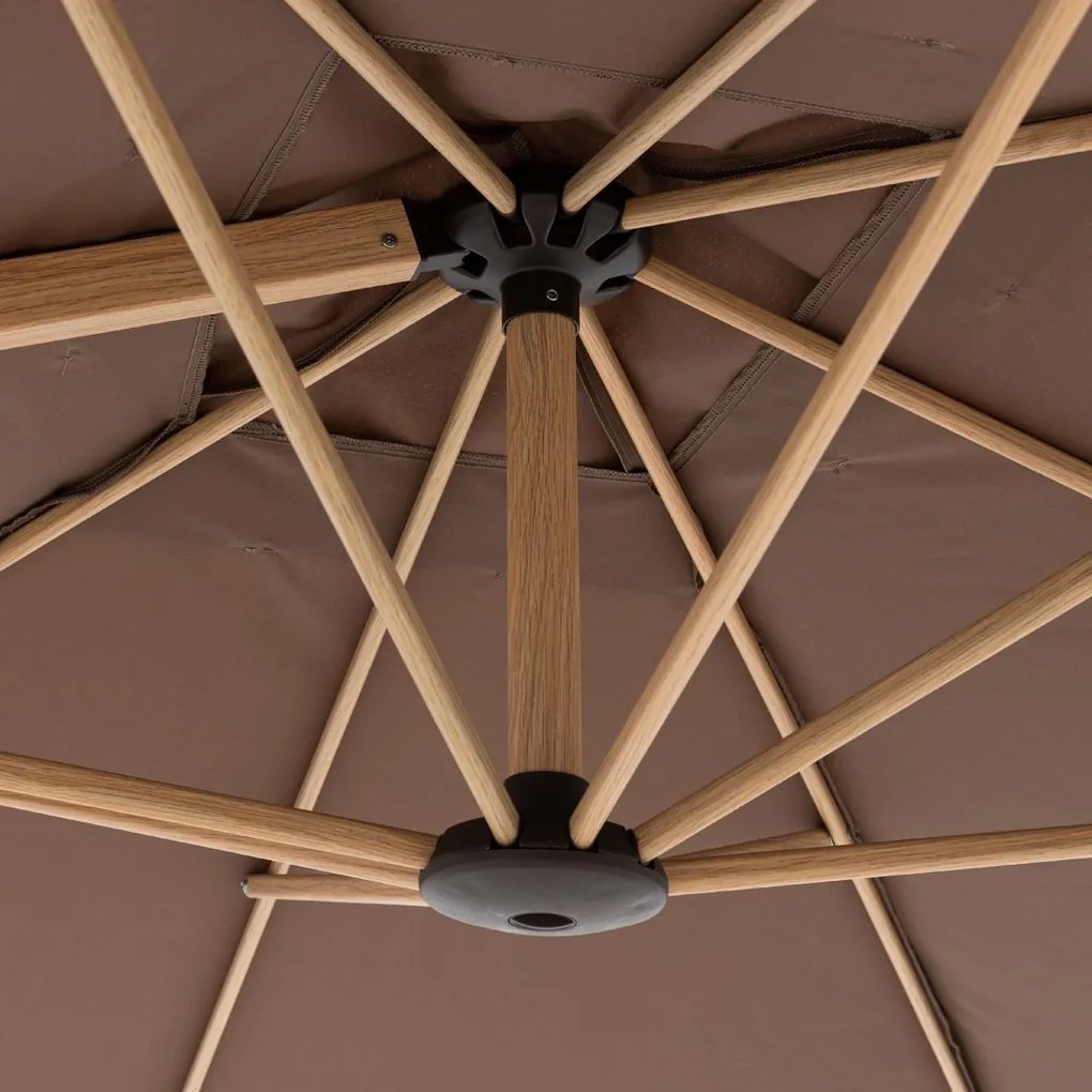 Doppler ALU WOOD 300 x 220 cm hnědá