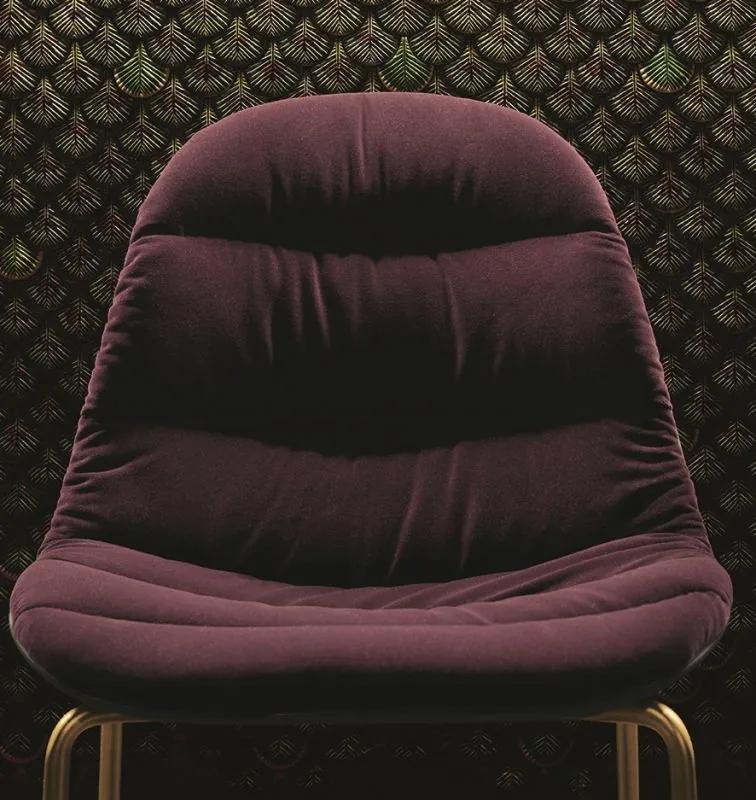 BONTEMPI - Čalouněná barová židle Mood