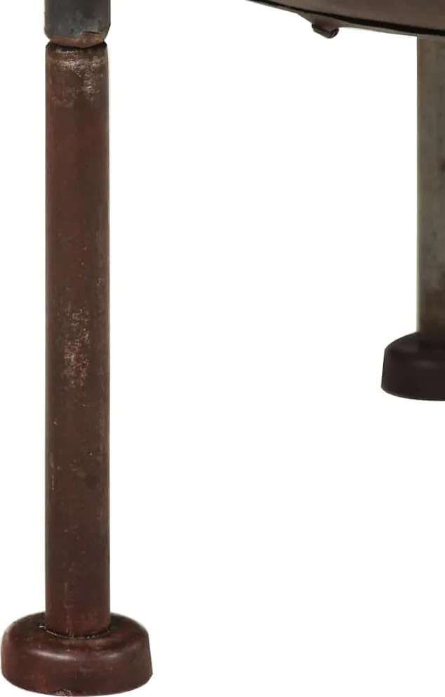 Rustikální přenosné ohniště Ø 40 cm železo 321944