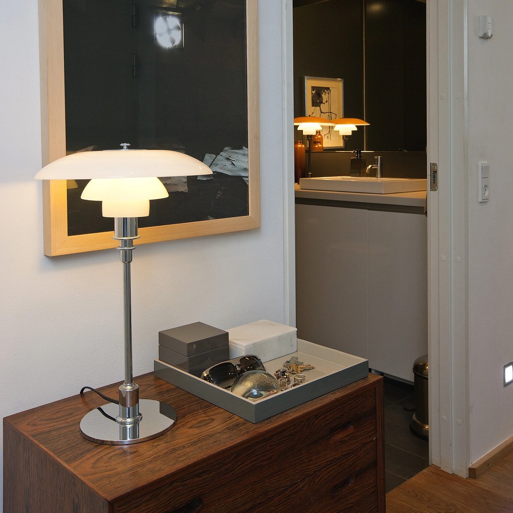 Stolní lampa PH 3½-2½, Black metallised – LOUIS POULSEN