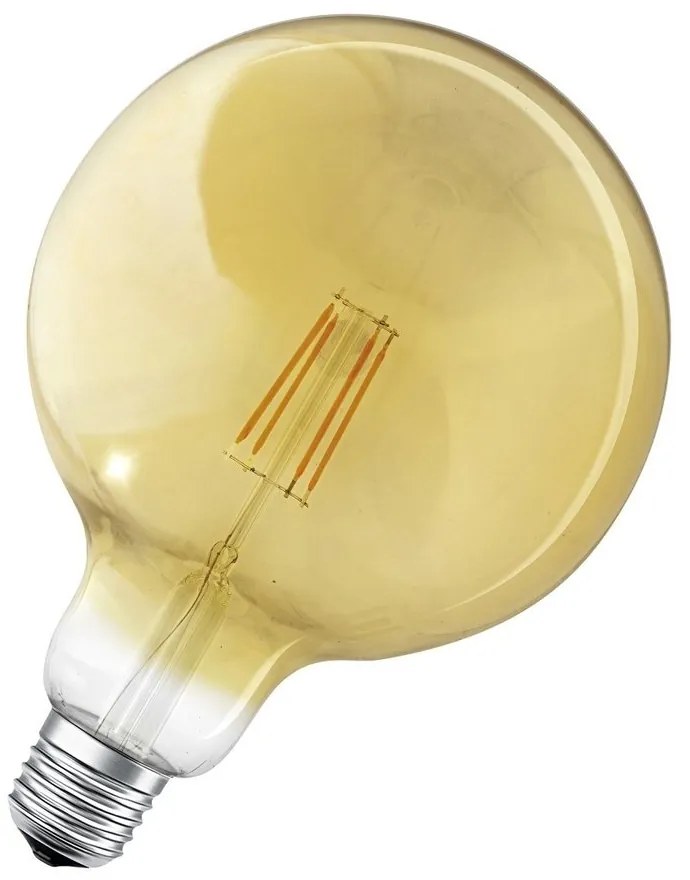 Chytrá stmívatelná LED zigbee žárovka E27 6 W GLOBE, teplá bílá