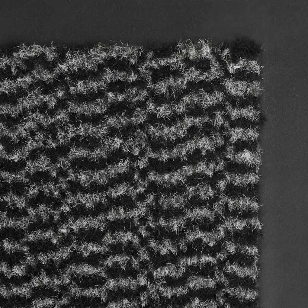 Protiprachová obdélníková rohožka všívaná 40x60cm antracitová 132702