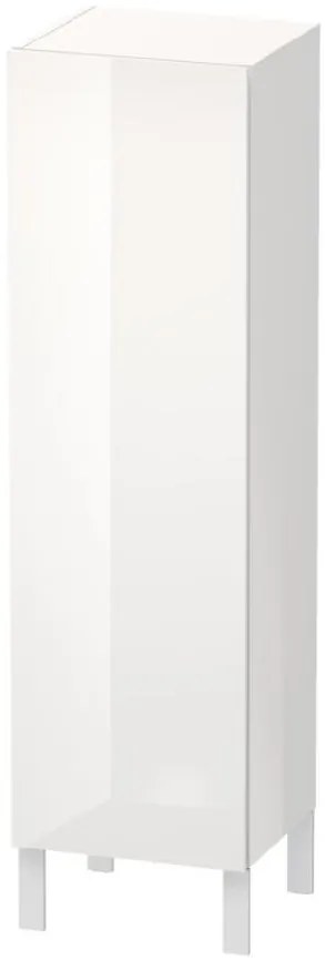 Duravit L-Cube - Skříňka vysoká 1320x400x363 mm, pravá, lesklá bílá LC1178R2222