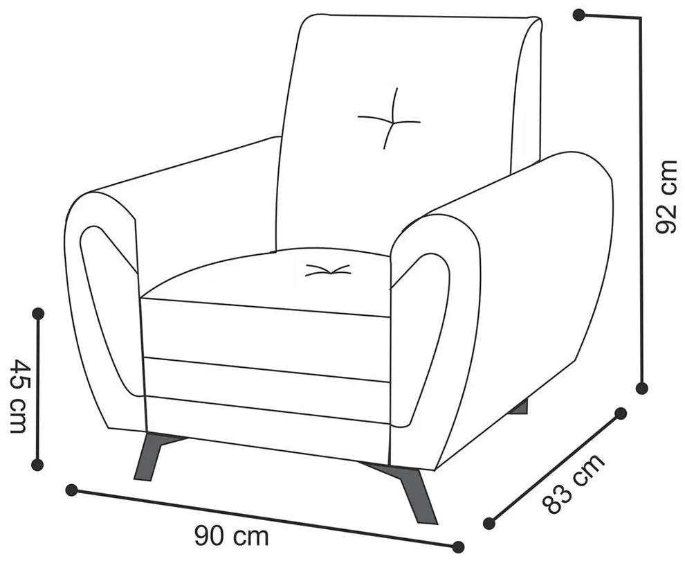 Sedací sestava KAJA 3+1+1 | šedá