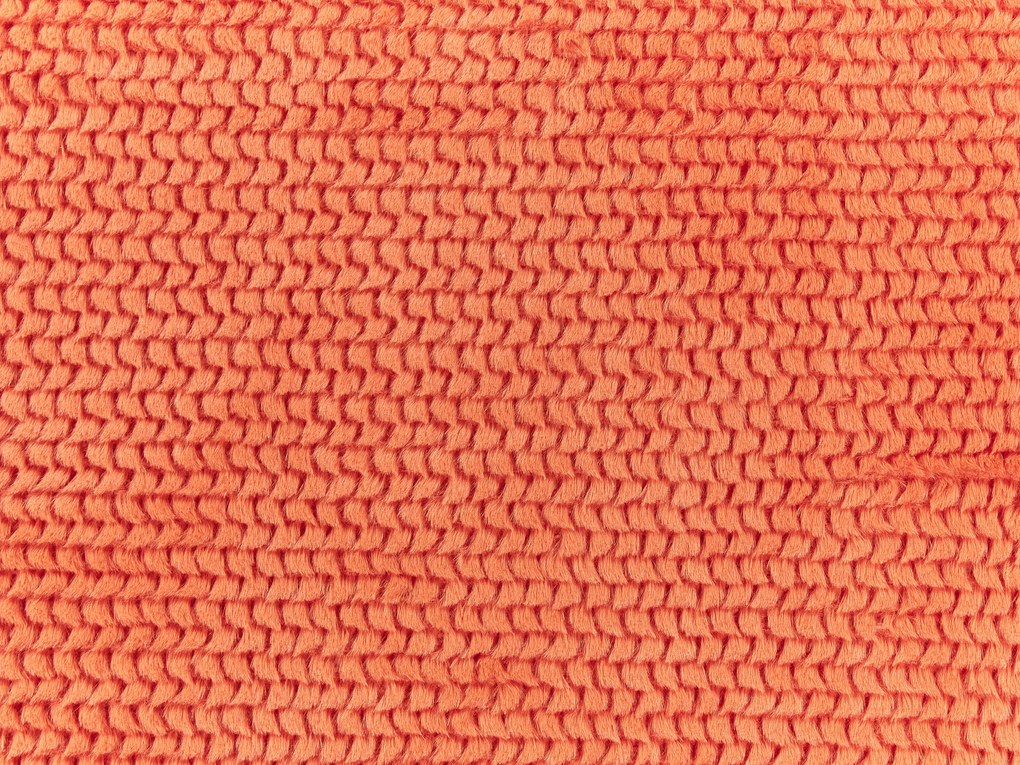 Přikrývka 200 x 220 cm oranžová BJAS Beliani