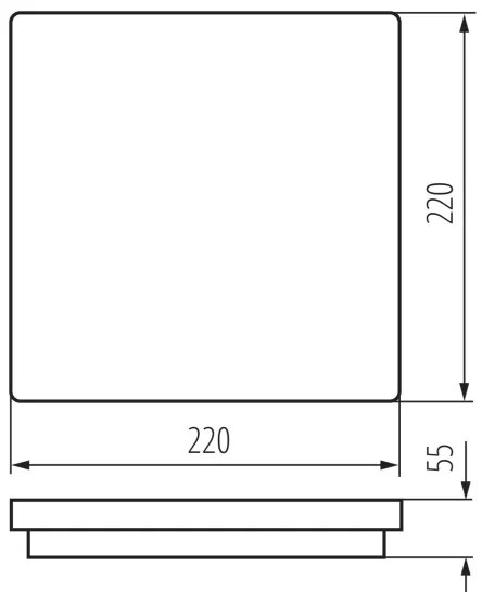 Kanlux 32949 - LED Venkovní svítidlo se senzorem BENO LED/18W/230V 4000K IP54