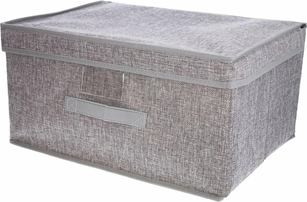 Skládací úložný box s odklopným víkem 44 × 33 × 22 cm, L
