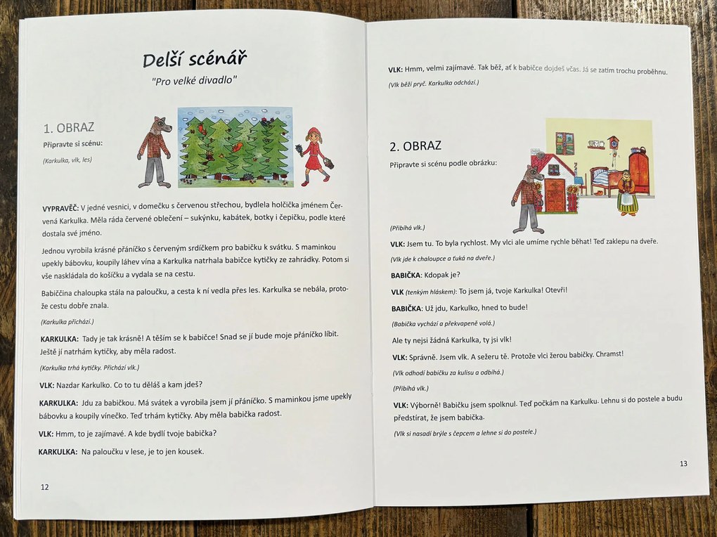 MARIONETINO Pohádkový program Červená Karkulka