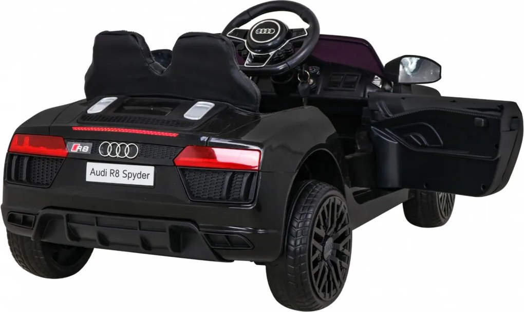 Ramiz Elektrické autíčko Audi R8 pro děti černé na akumulátor