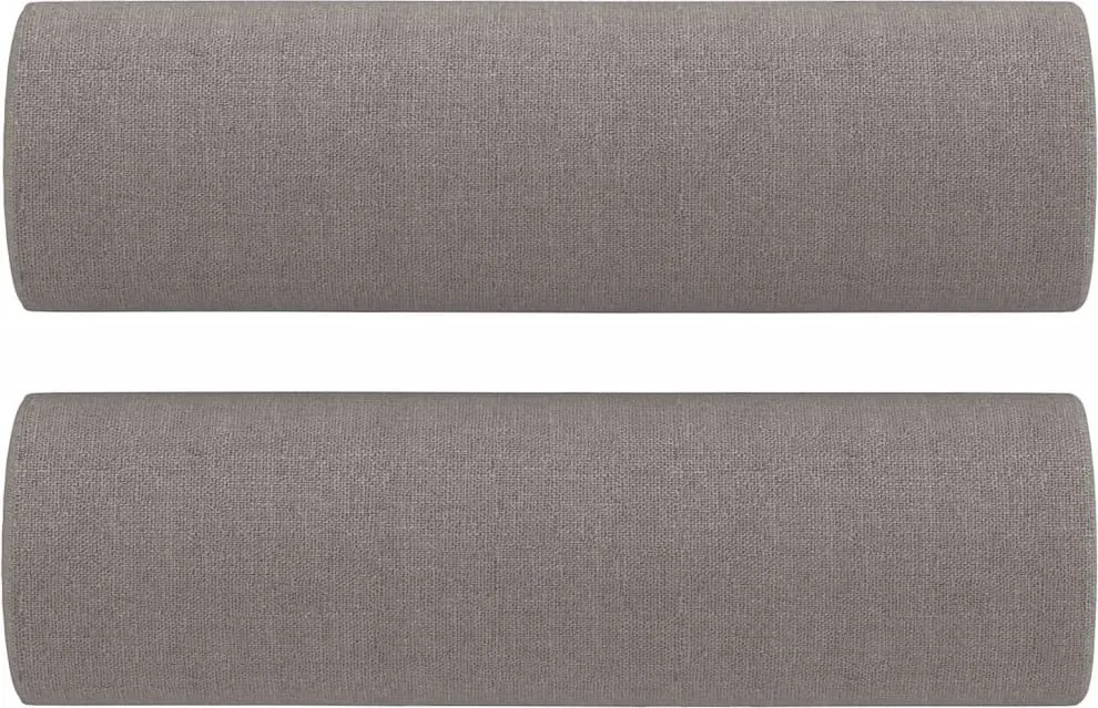3dílná sedací souprava s polštáři taupe textil 3201865