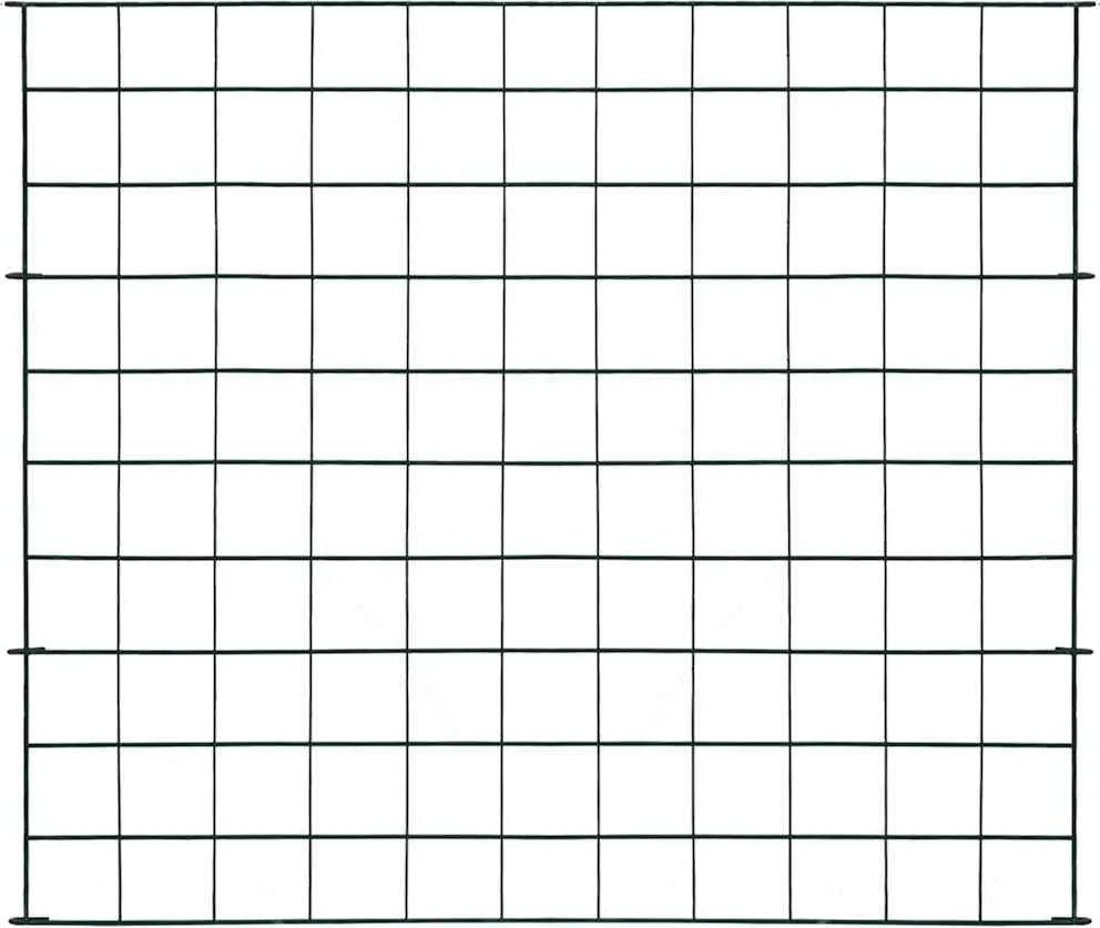 Zahradní plot 77,5 x 64 cm zelený 146102