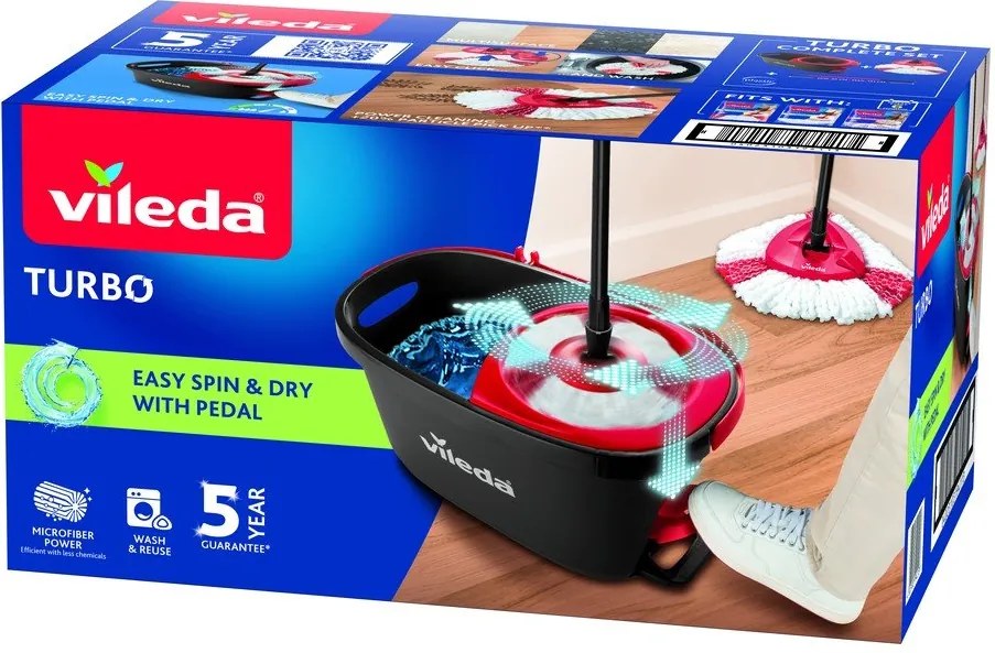 Set kyblíku a mopu na podlahu Vileda Turbo