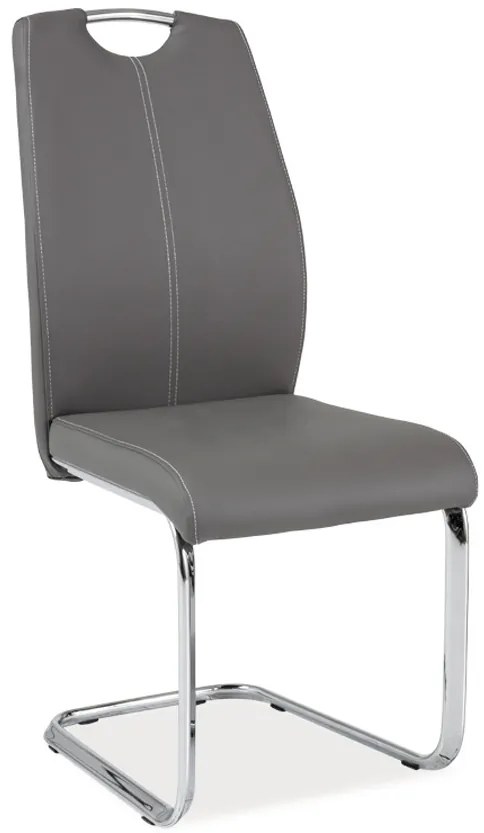 Casarredo Jídelní čalouněná židle H-664 šedá