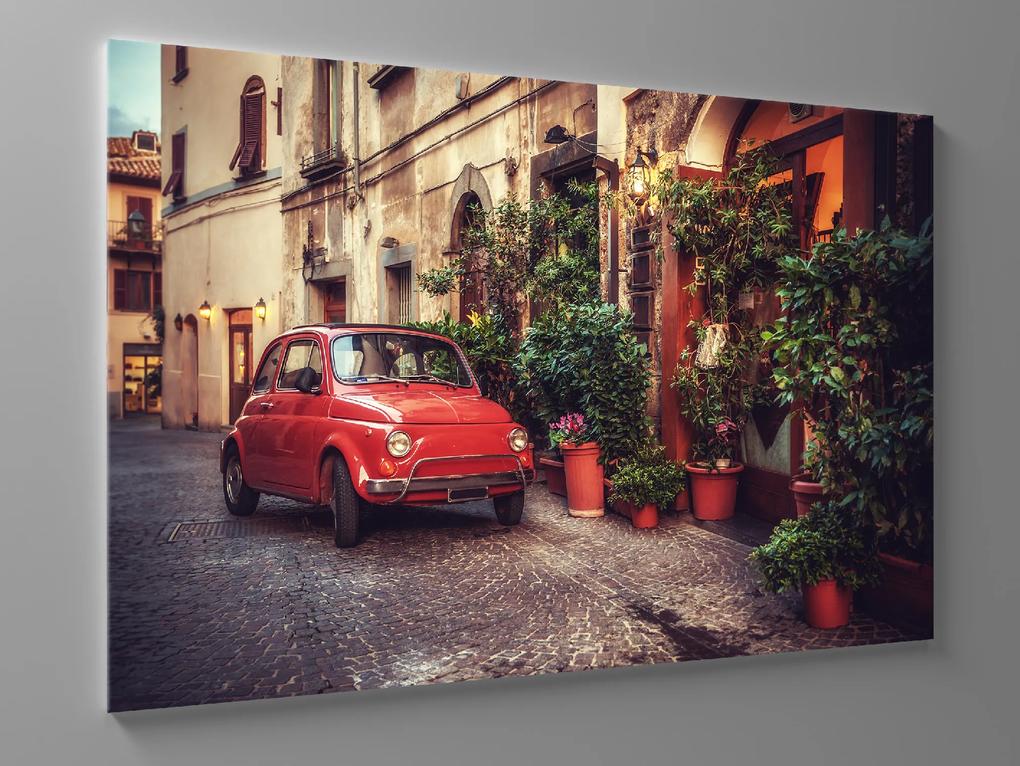 Liox Obraz retro auto Itálie Rozměr: 60 x 40 cm