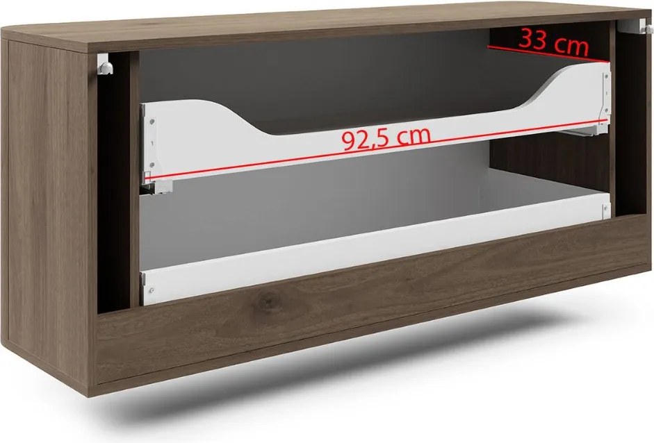 Skříňka pod umyvadlo 120 cm Lando - ořech elegant