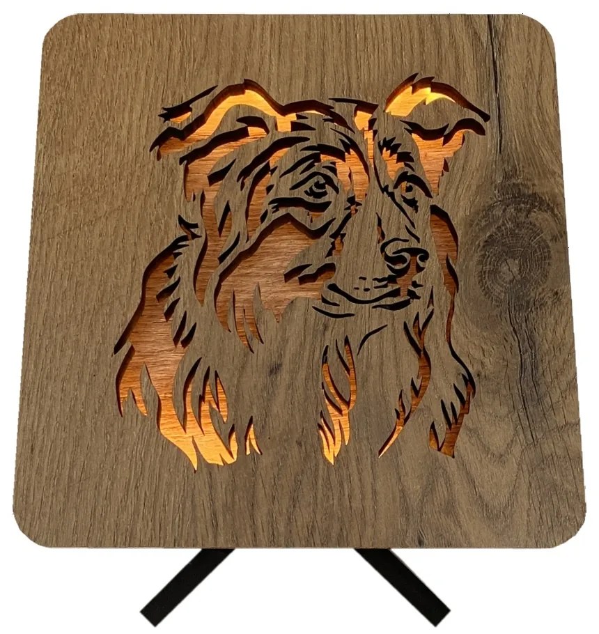 Li-Go "Kolie" lampa 19x19cm provedení povrchu: dub světlý