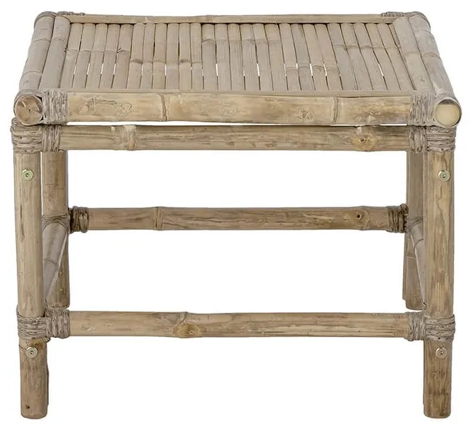 Bambusový konferenční stolek sole 55 x 55 cm přírodní MUZZA
