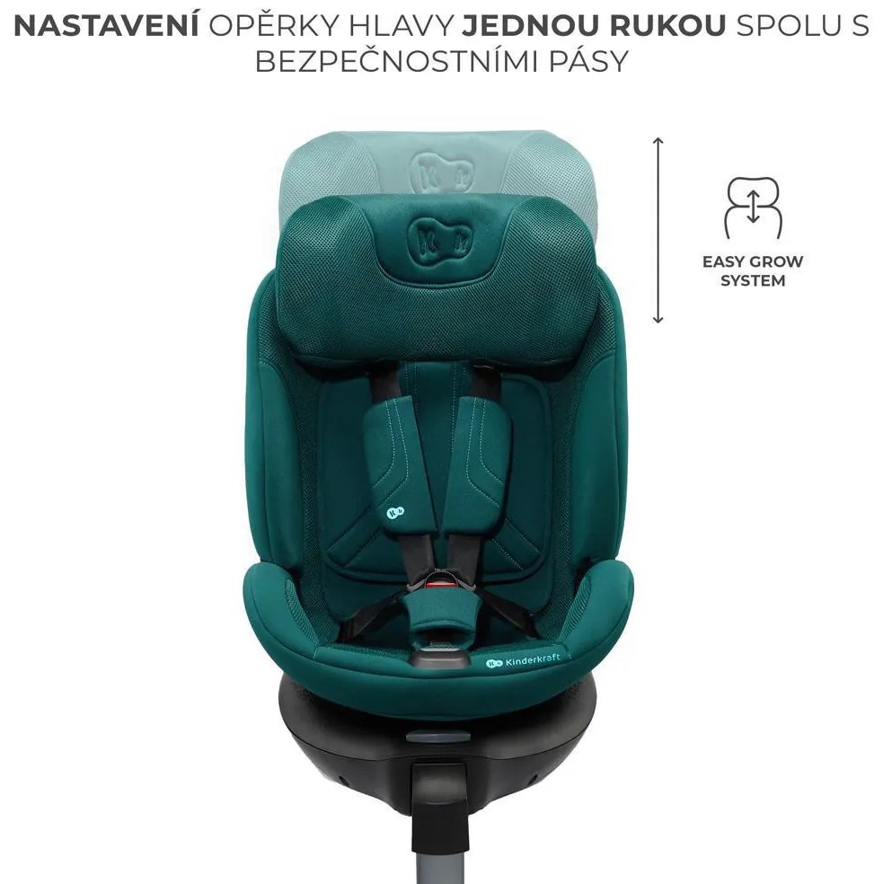Kinderkraft Autosedačka Xrider 2 i-size  40 - 125 cm Green