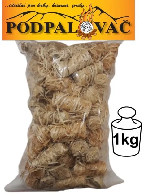 Podpalovač (60mm / 1kg) přírodní - na váhu