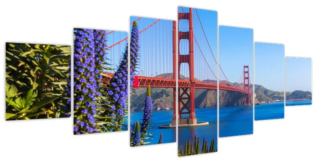 Obraz - Golden Gate Bridge, San Francisco (210x100 cm)