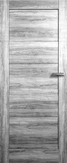 Interiérové dveře vasco doors TEO plné, model 1 Průchozí rozměr: 70 x 197 cm, Orientace dveří: Levé dveře, Dekor: Buk jasmínový