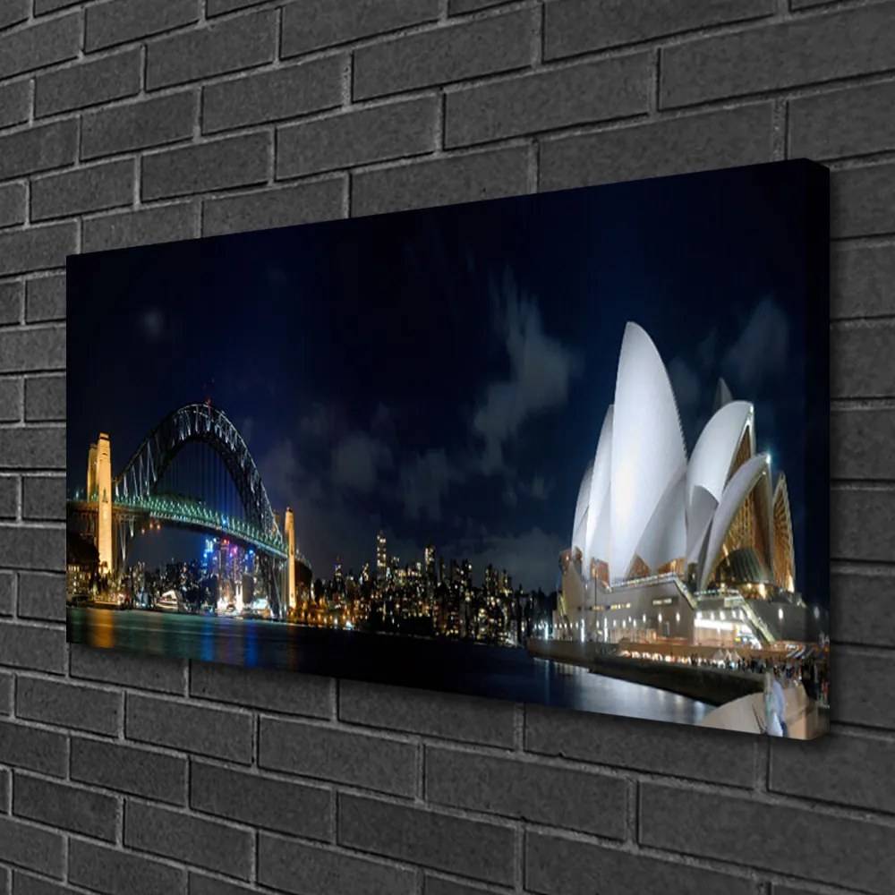 Obraz na plátně Sydney Most Architektura 140x70 cm