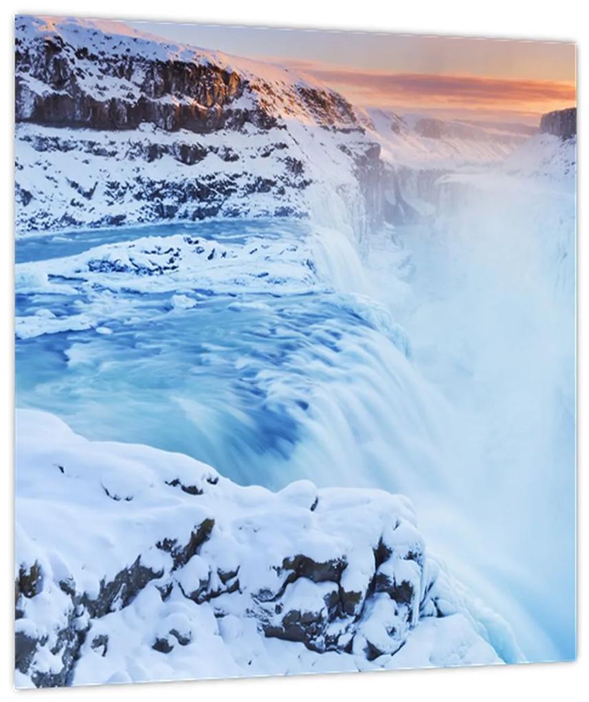 Obraz - Chladné vodopády (30x30 cm)