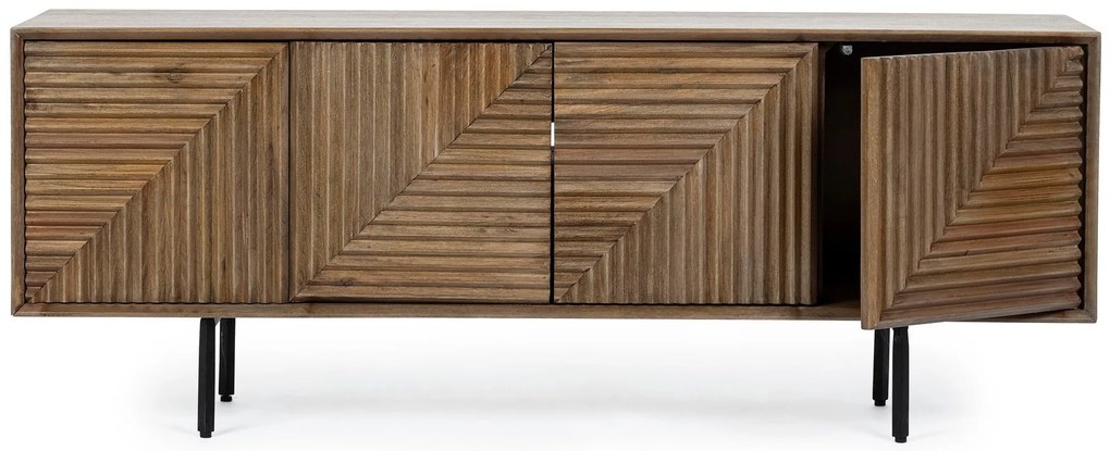 BIZZOTTO dřevěný TV stolek DARSEY 53x140 cm 0746870
