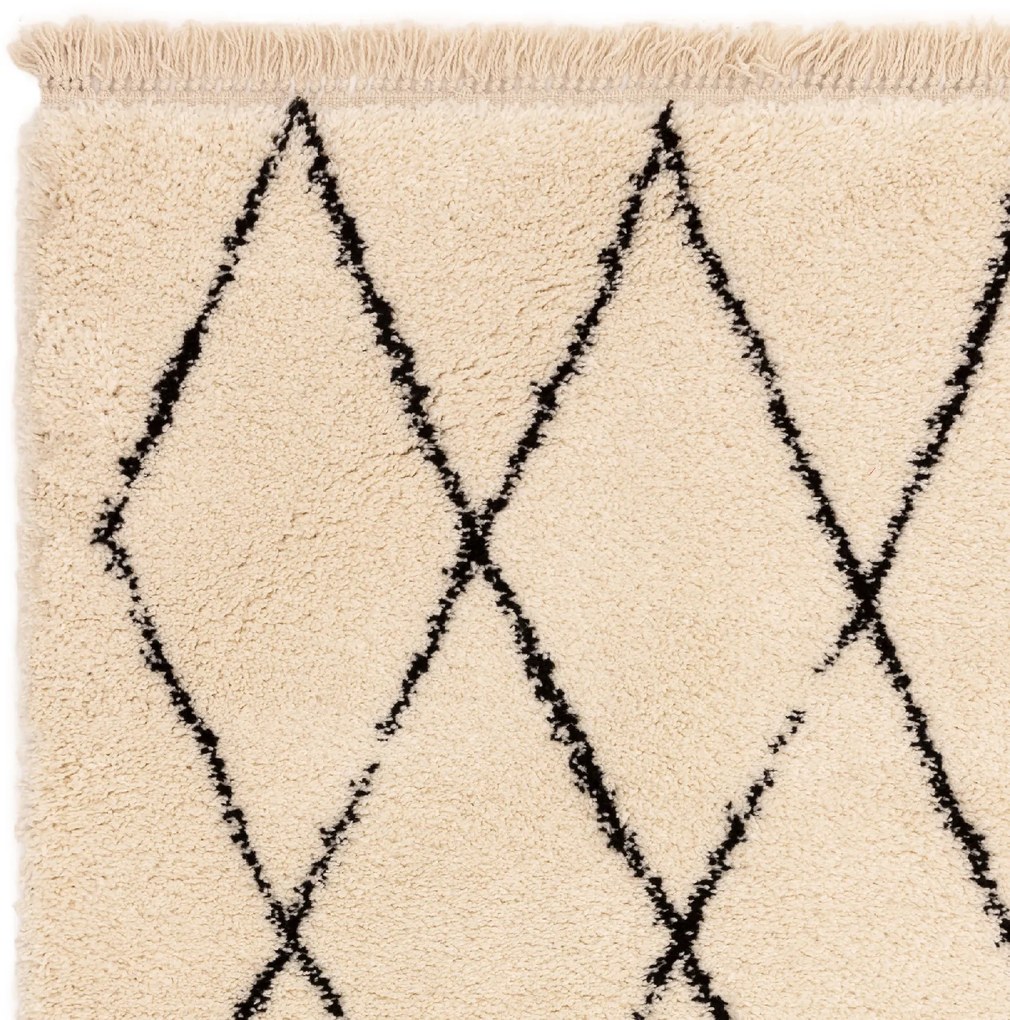 Béžový koberec Lever Cream Diamond Rozměry: 200x290 cm
