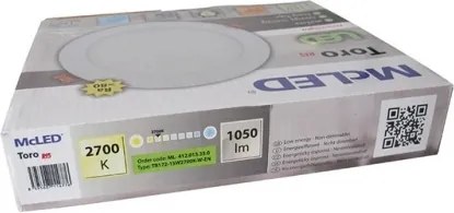 LED podhledové svítidlo McLED TORO R15 TR172-15W2700K-W-EN teplá bílá ML-412.013.33.0