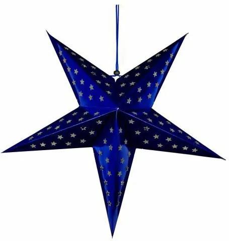Vánoční dekorativní hvězda k zavěšení vnitřní, na baterie, 60 cm