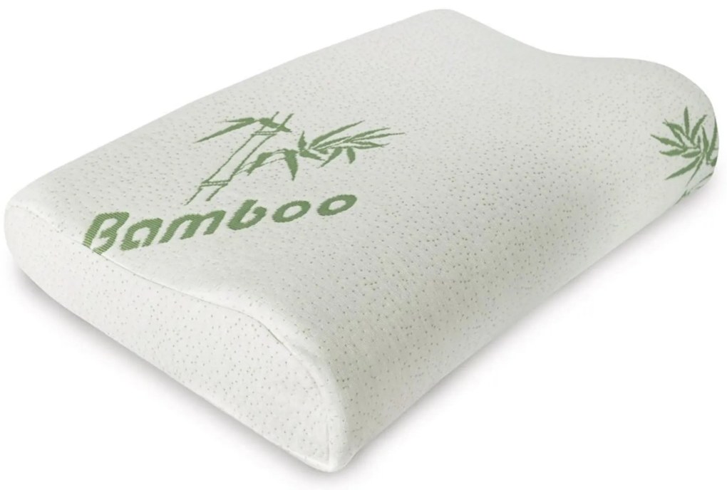 TOP Tvarovaný polštář z paměťové pěny 40x60 Bamboo