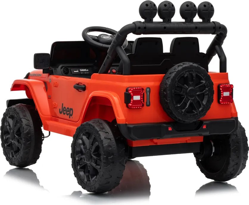 LEAN Toys Oranžové vozidlo na akumulátor DK-JWR558