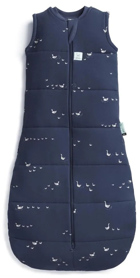 ERGOPOUCH Pytel na spaní organická bavlna Jersey Lucky Ducks 3-12 m, 6-10 kg, 2,5 tog